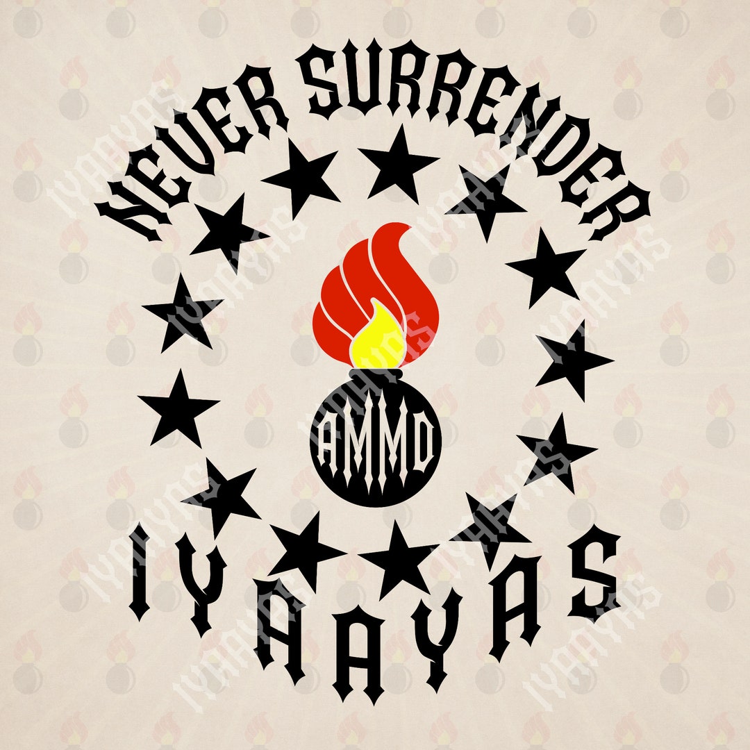 AMMO Patriot Never Surrender - Short Sleeve T-shirt Gildan 100% Cotton ...