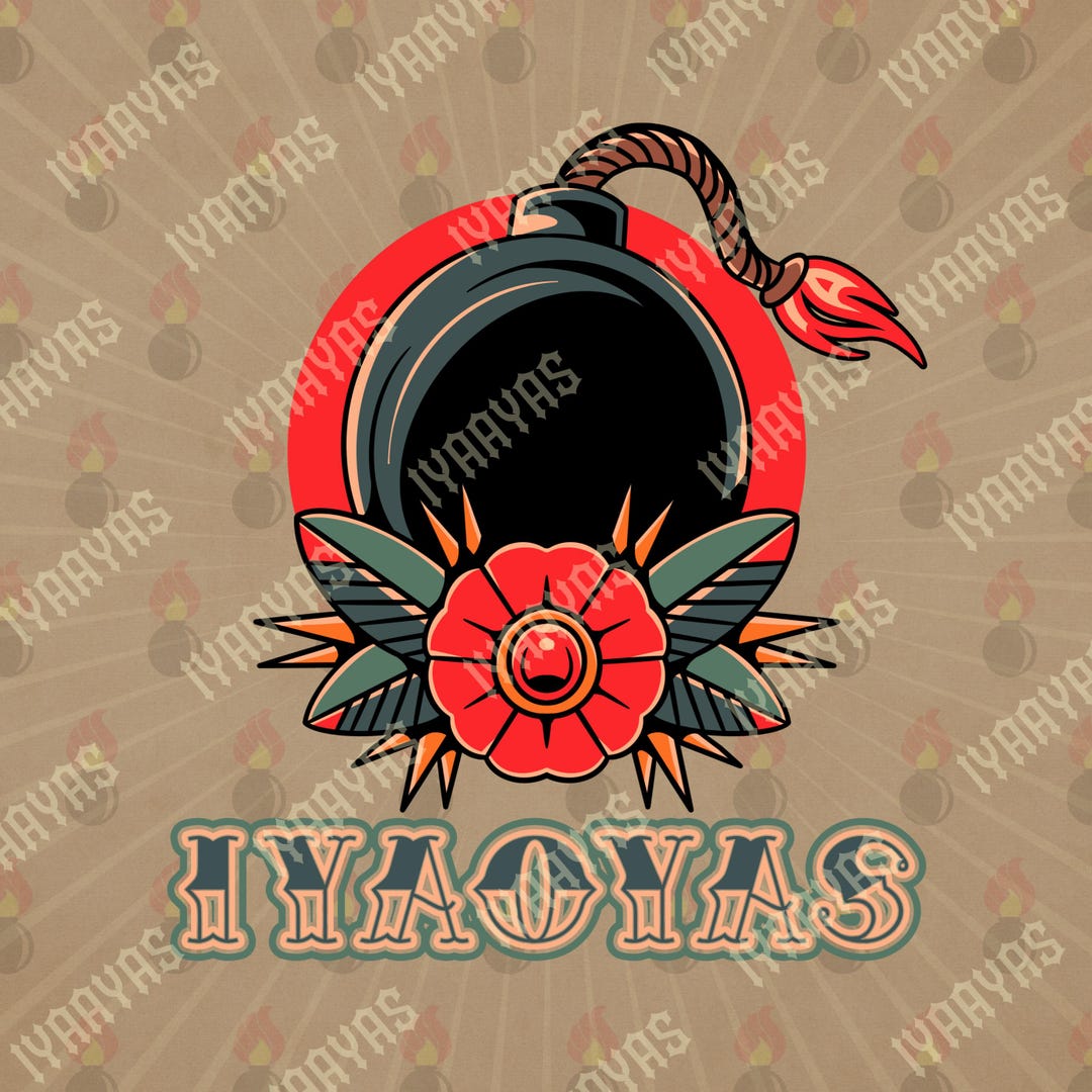 Flower Power Bomb IYAOYAS - Gildan Hoodie Pull Over 50/50 Cotton ...