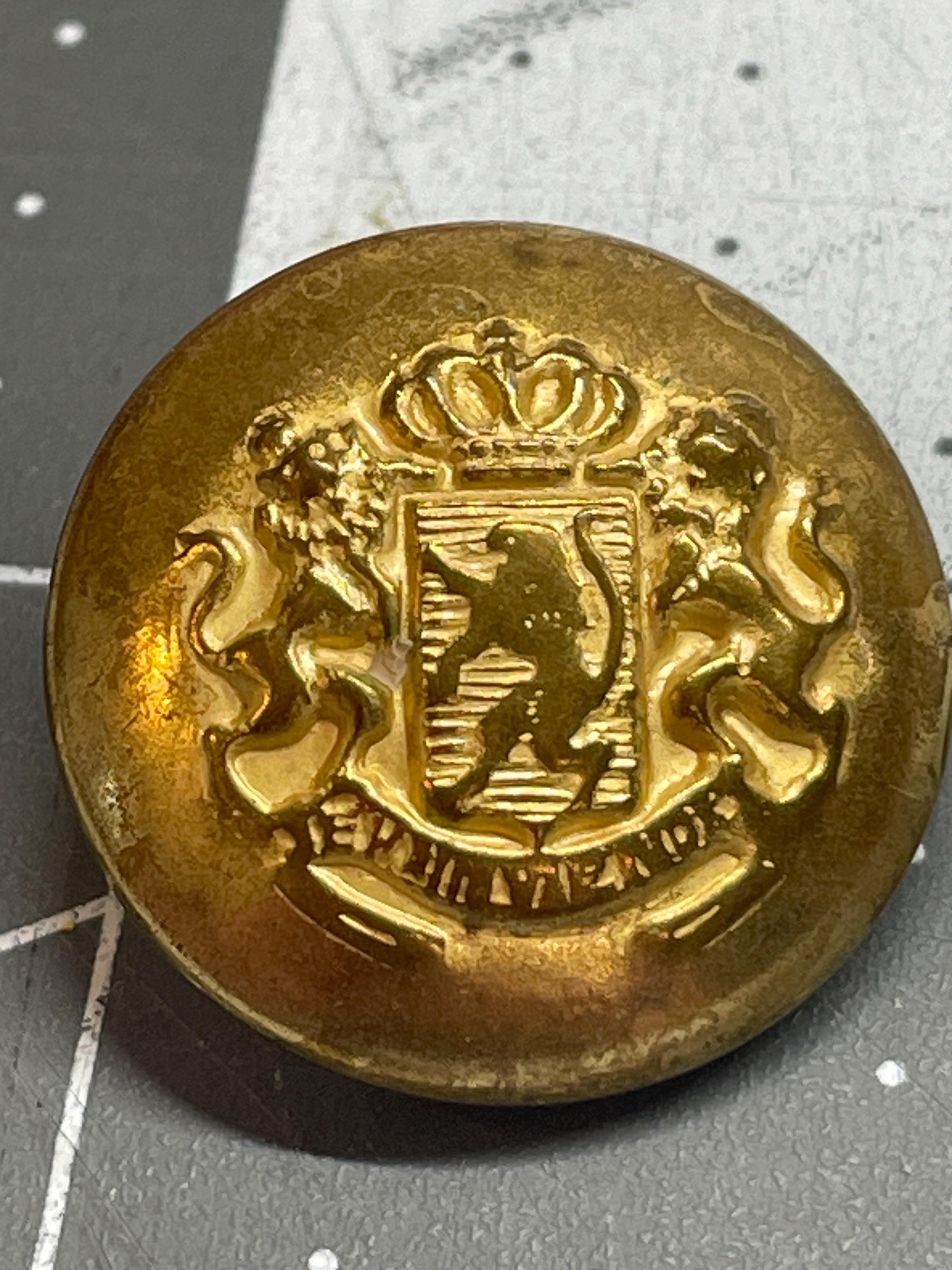 Royal Dutch Netherlands Military Button 1930s - Etsy