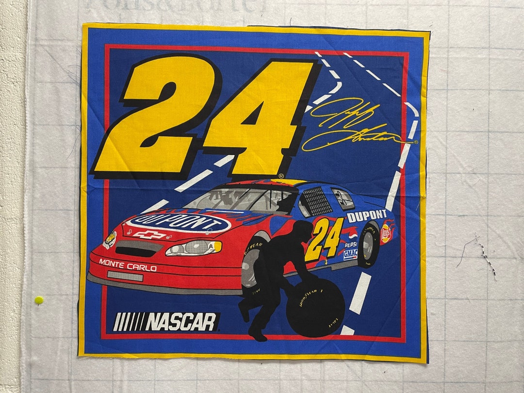 Vintage Jeff Gordon NASCAR Fabric Panel: Chevrolet Monte Carlo ...