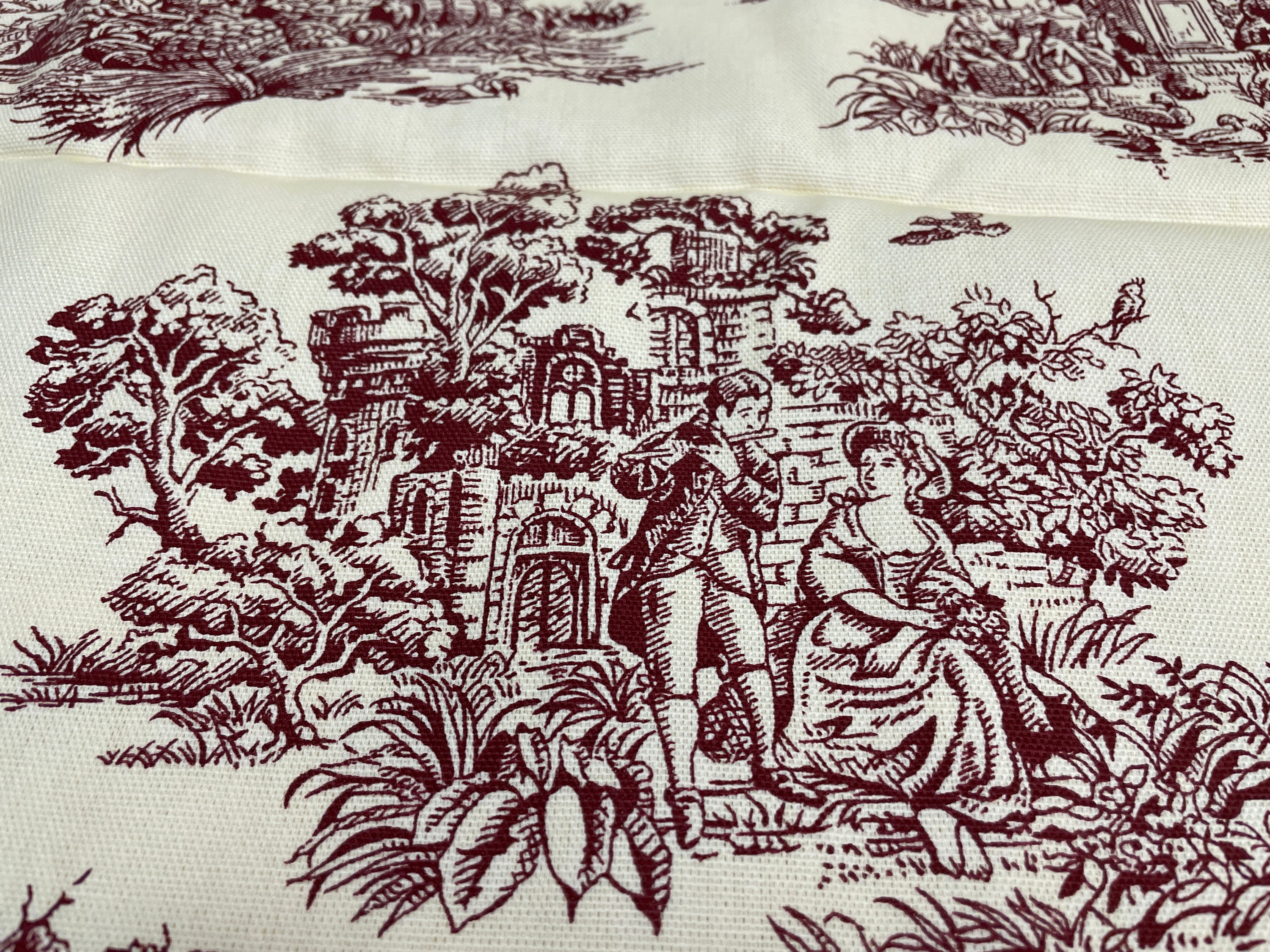 Toile Fabric Designed by Home Collection by Madison Avenue Designs 2.5 ...