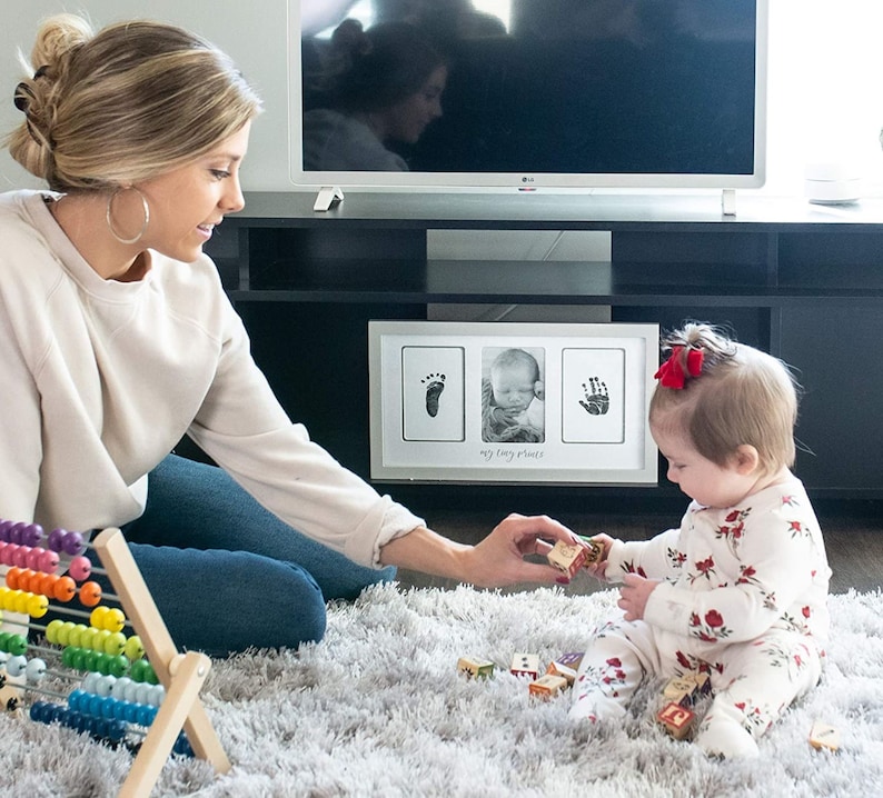 My Tiny Prints Newborn Baby Handprint and Footprint Photo | Etsy