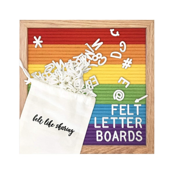 Colored Felt Letter Board - Etsy