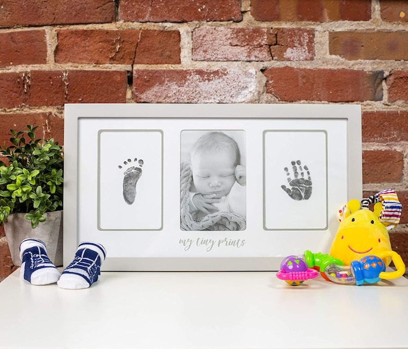 My Tiny Prints Newborn Baby Handprint and Footprint Photo | Etsy