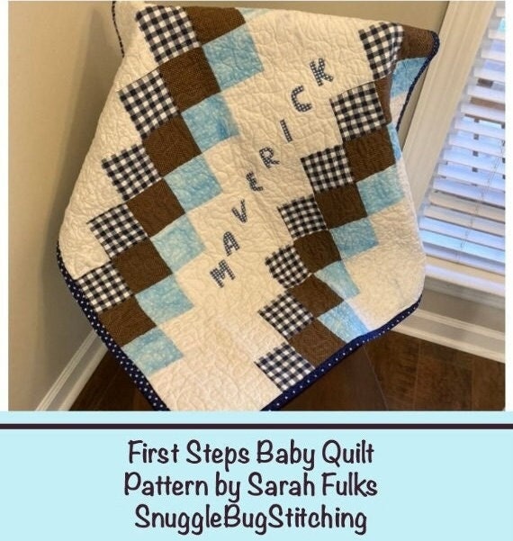 Baby Quilt Pattern Easy and Quick Quilt Beginner Friendly - Etsy