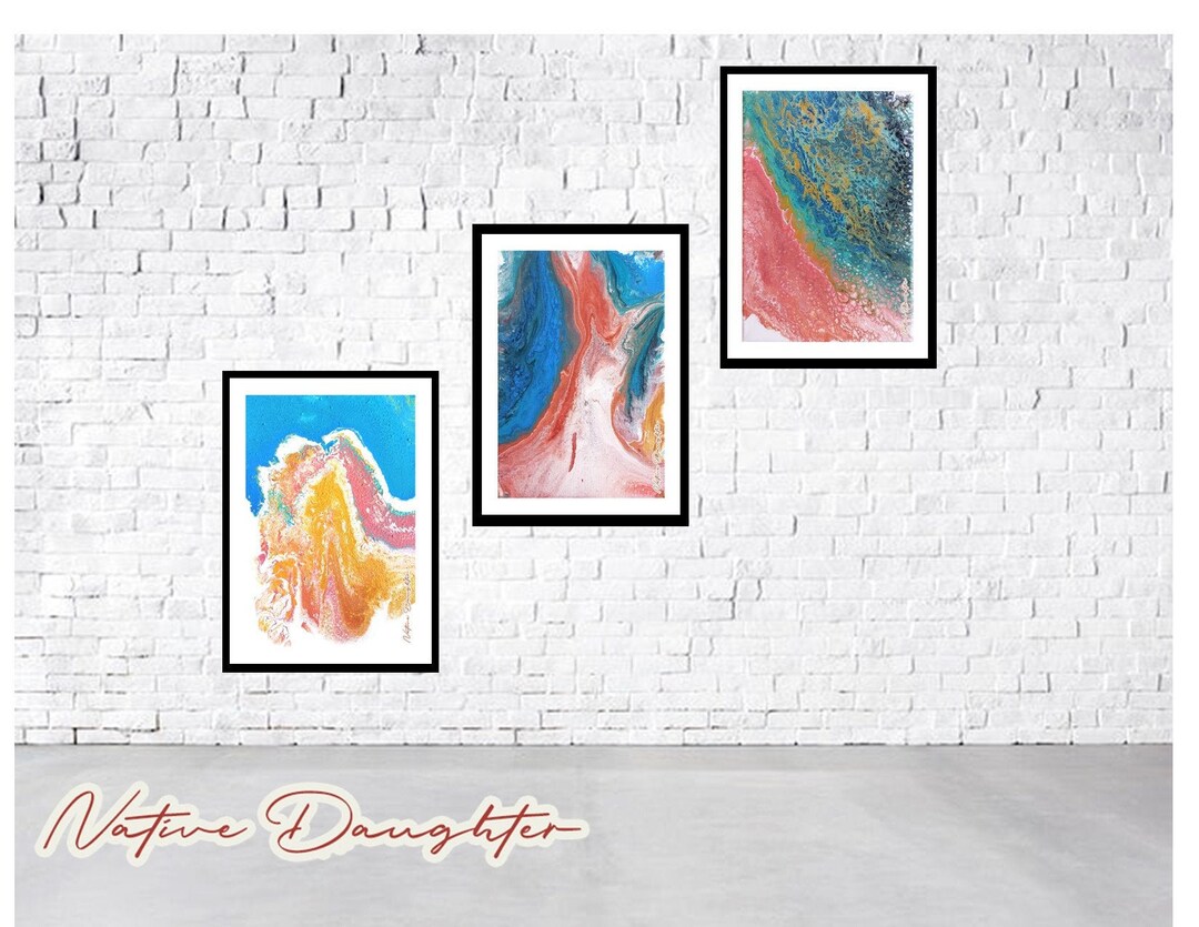 A3 Size Digital Download Printable Art, Art Print Abstract Wall Art ...