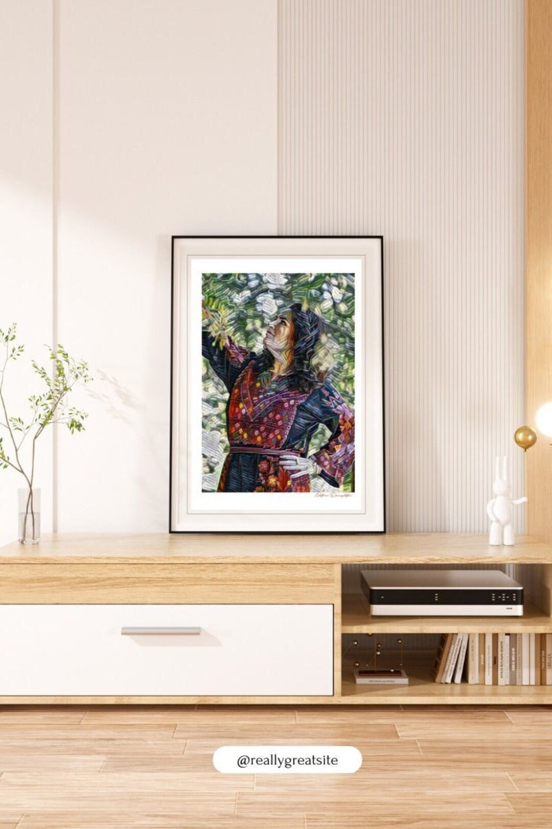 Poster of Palestinian Girl Olive Picking Traditional Dress Folklore - Etsy