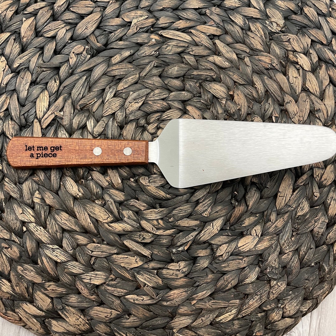 Personalized Pie Server, Personalized Cake Server - Pie Spatula - Wood ...