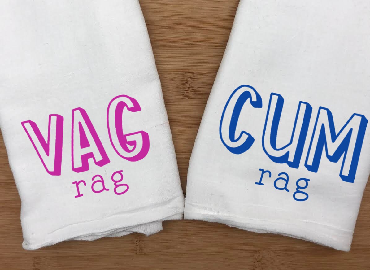 Vag Rag and Cum Rag Set Clean Up Towel Gag Geschenk - Etsy