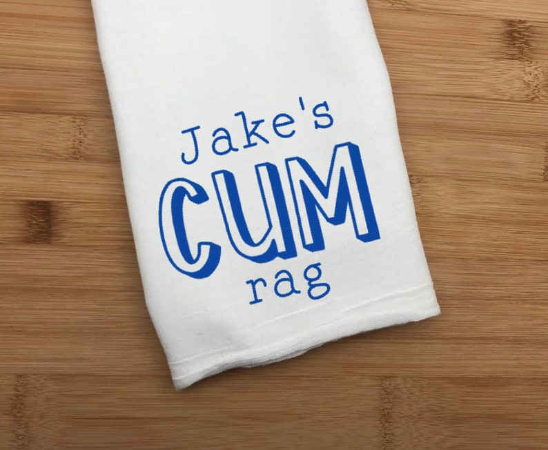 Personalized Name Cum Rag Any Name Cum Rag - Etsy