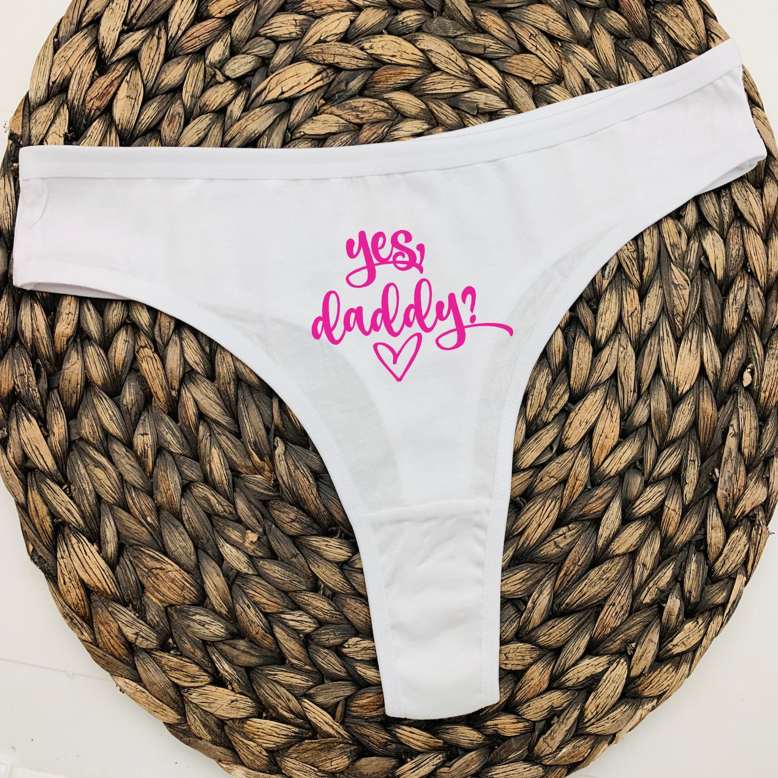 Yes Daddy Thong Funny Thong Ts For Her Etsy