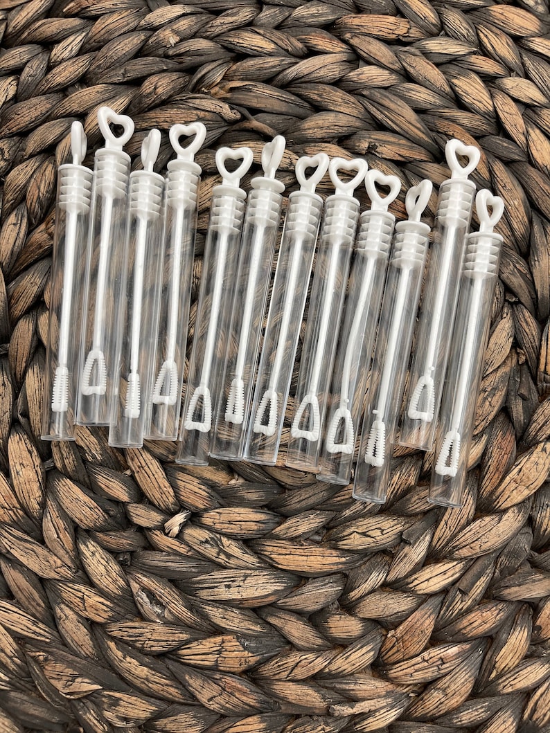 Empty Bubble Container, Bubble Tube, Wedding Bubbles - Etsy