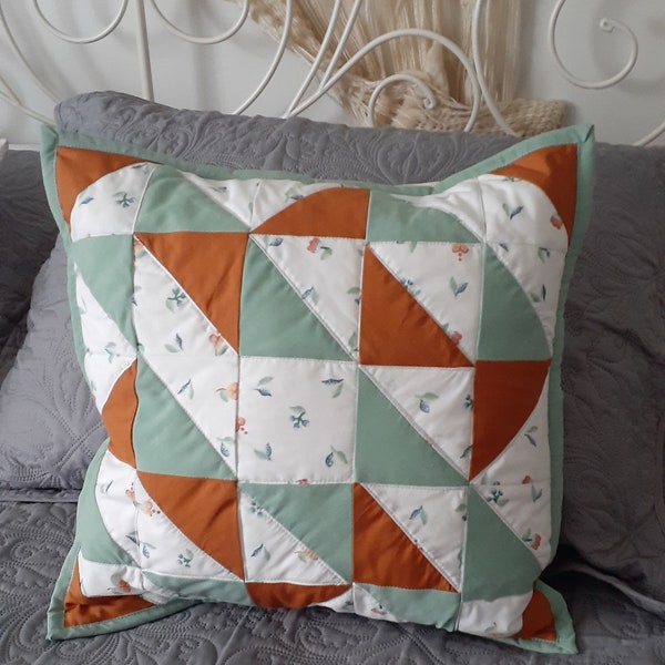 Quilted Throw Pillow - Etsy