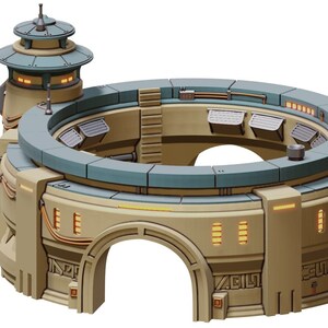 Massa'dun Spaceport Star Wars Legion Shatterpoint Terrain Outer Rim War ...