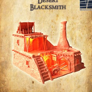 Desert Blacksmith - DND Aos Pathfinder Conquest Miniatureland Tabletop ...