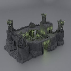 Fortified River Camp - DND Aos Pathfinder Conquest Miniatureland ...