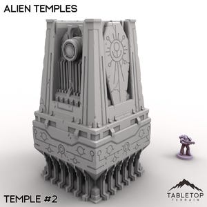 Alien Temples - Tabletop Terrain Grimdark Slumbering Machines Miniature ...