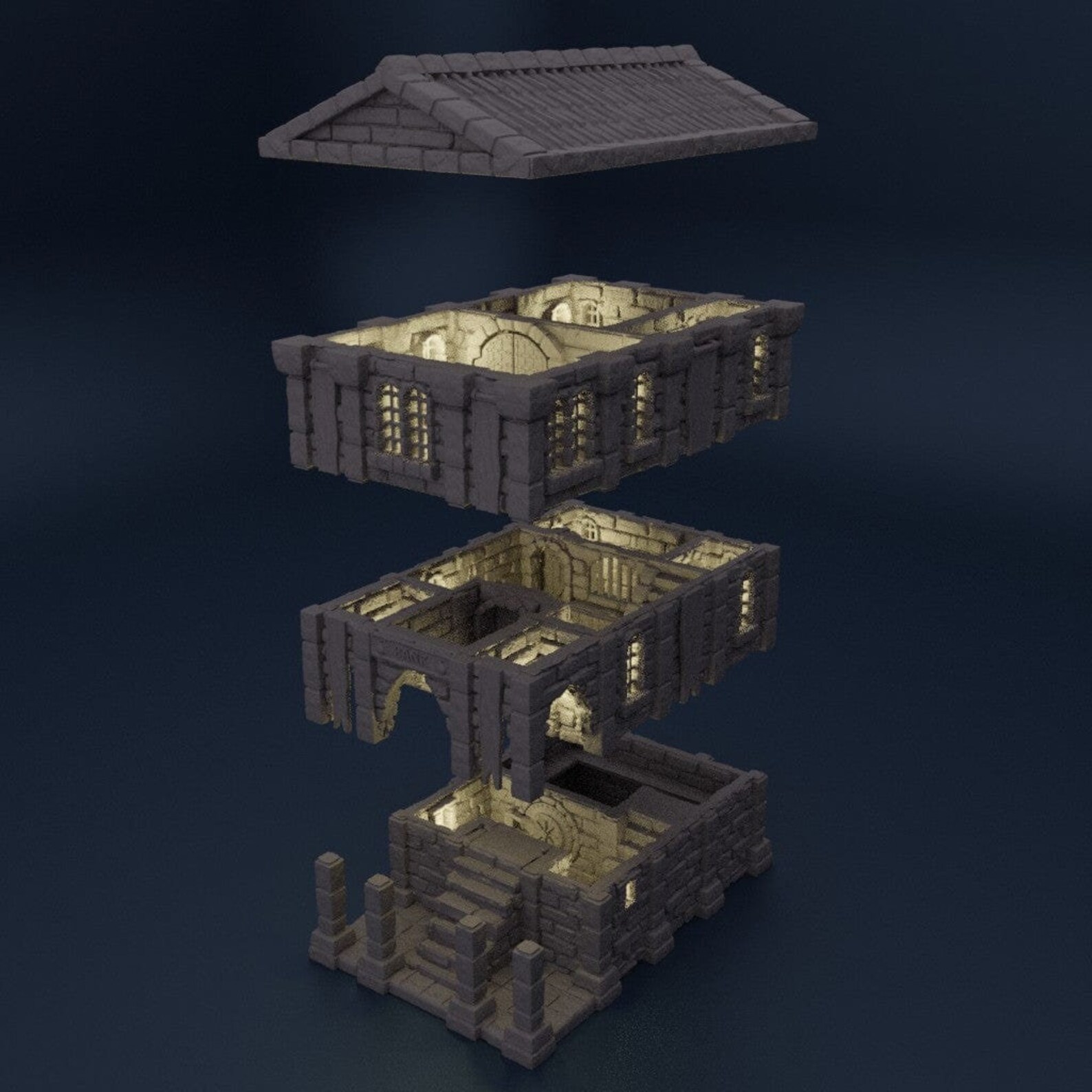 Medieval Bank - DND Aos Pathfinder Conquest Miniatureland Tabletop ...