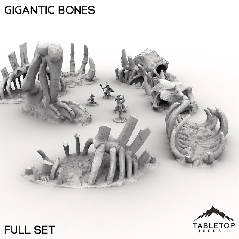 Gigantic Bones - Tabletop Terrain Fantasy DND Miniature Roleplaying ...