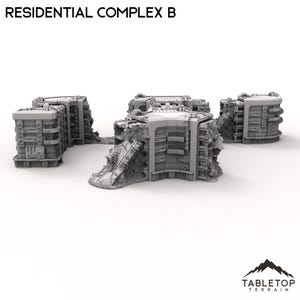 Modular Residential Complex B 6mm Thunderhead Studio 6mm Compatible With Small Scale Mech ...