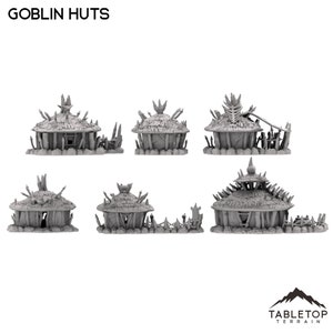 Goblin Huts - DND Aos Pathfinder Conquest Miniatureland Tabletop ...