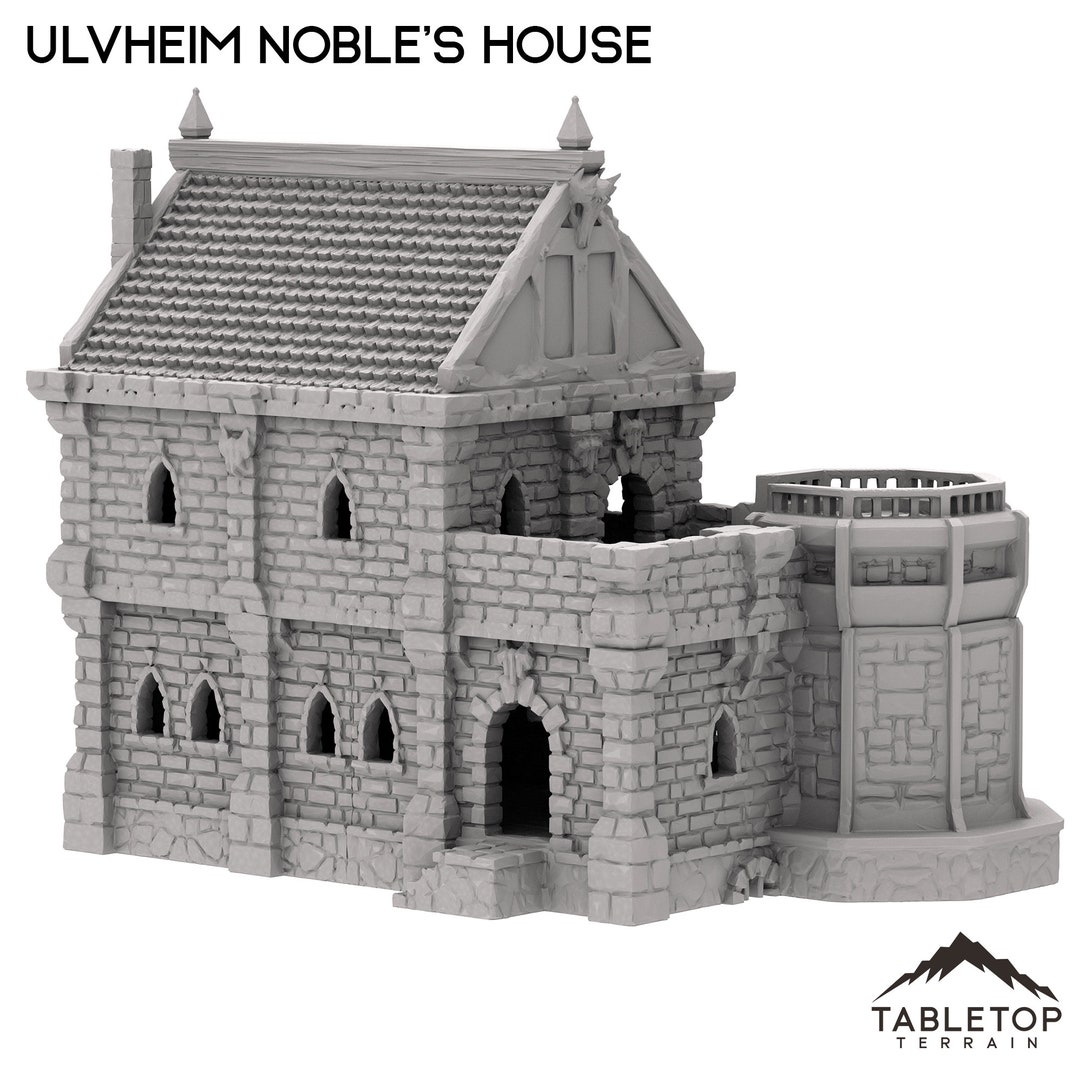 Ulvheim Noble's House - Tabletop Terrain Fantasy DND Miniature ...