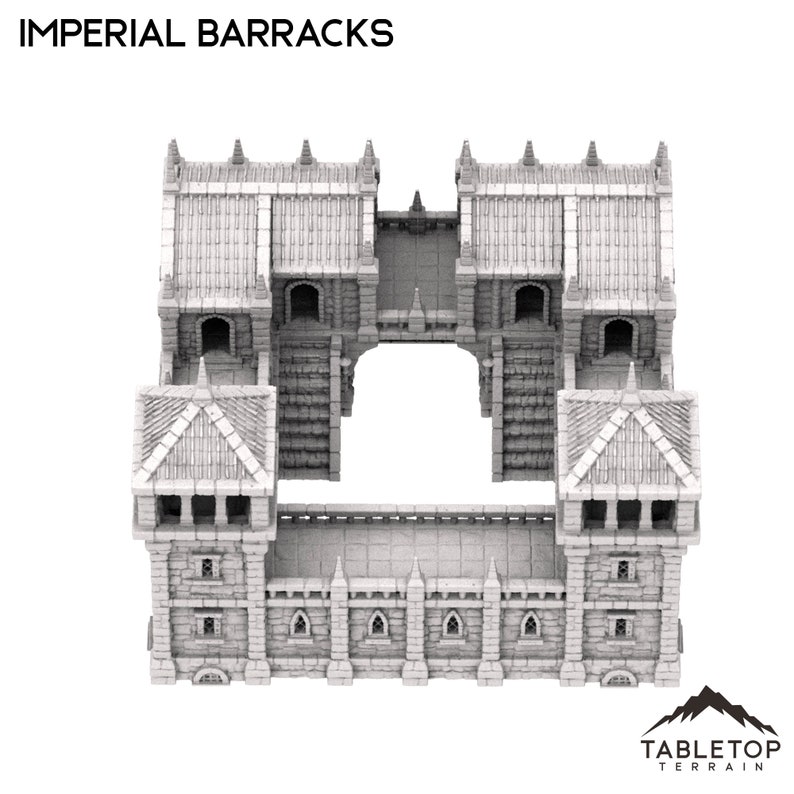 Imperial Barracks - DND Aos Pathfinder Conquest Miniatureland Tabletop ...