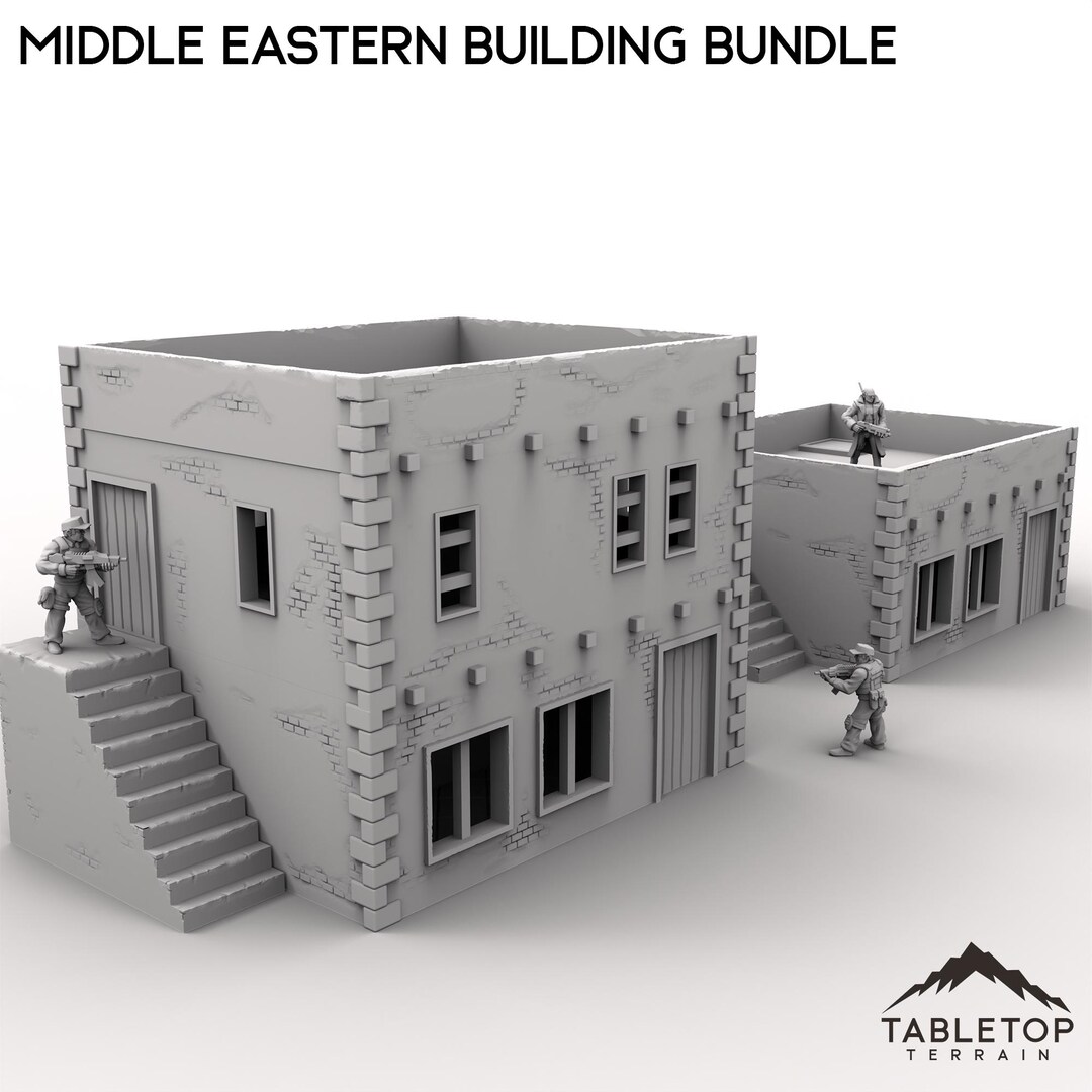 Middle Eastern Building Bundle - Modern Warfare - Urban Modern Comic ...