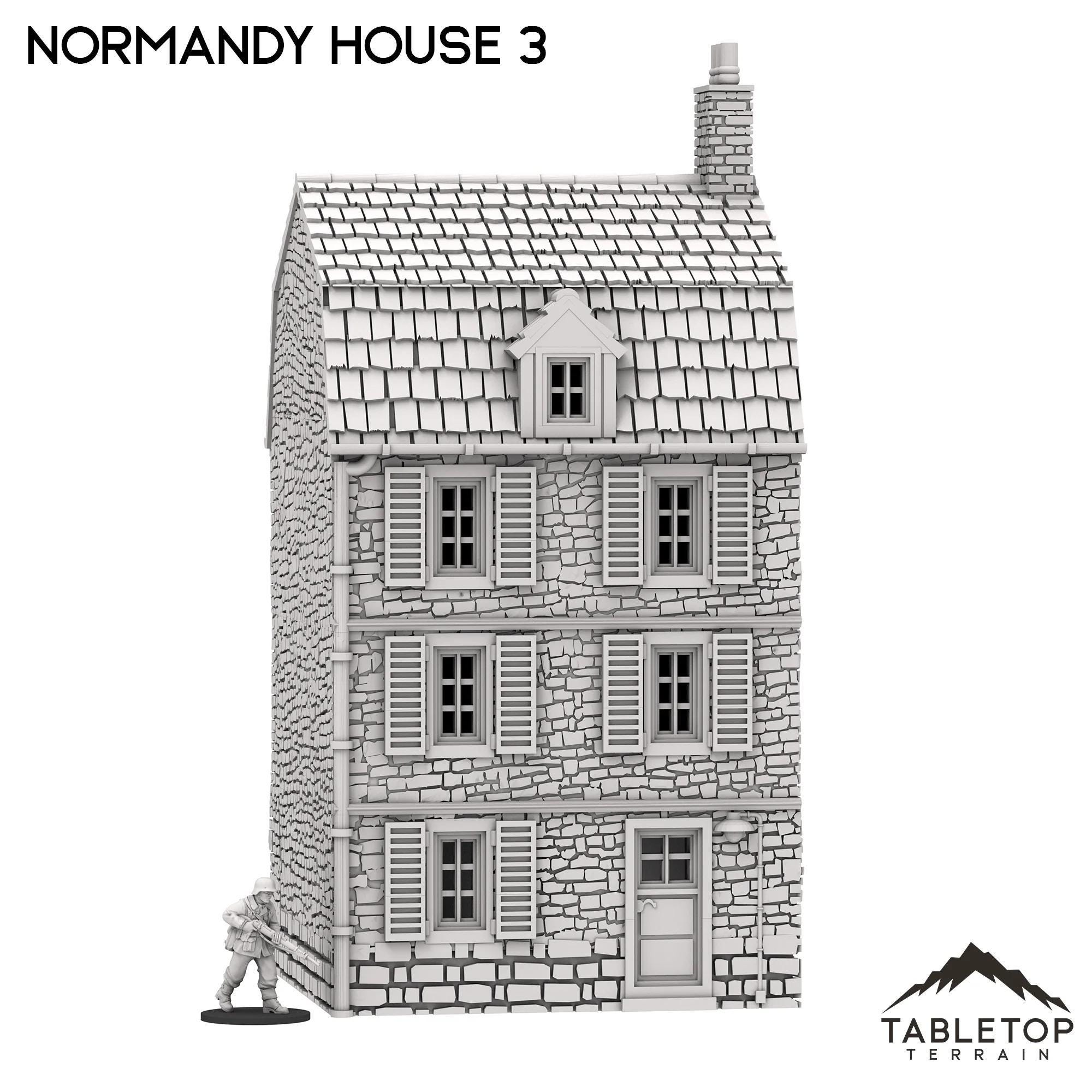 Normandy Town Square Pack - WWII Terrain Wargame Tabletop Terrain ...