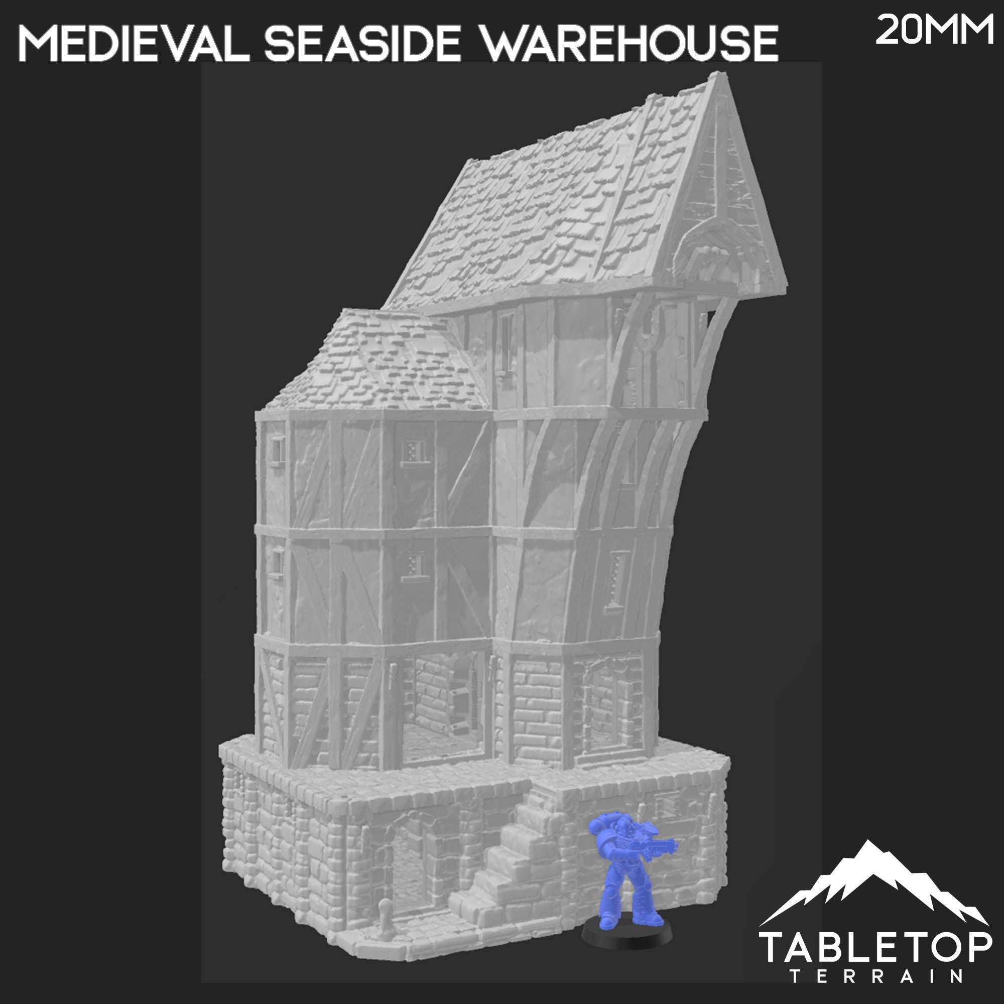 Medieval Seaside Warehouse - DND Aos Pathfinder Conquest Miniatureland ...