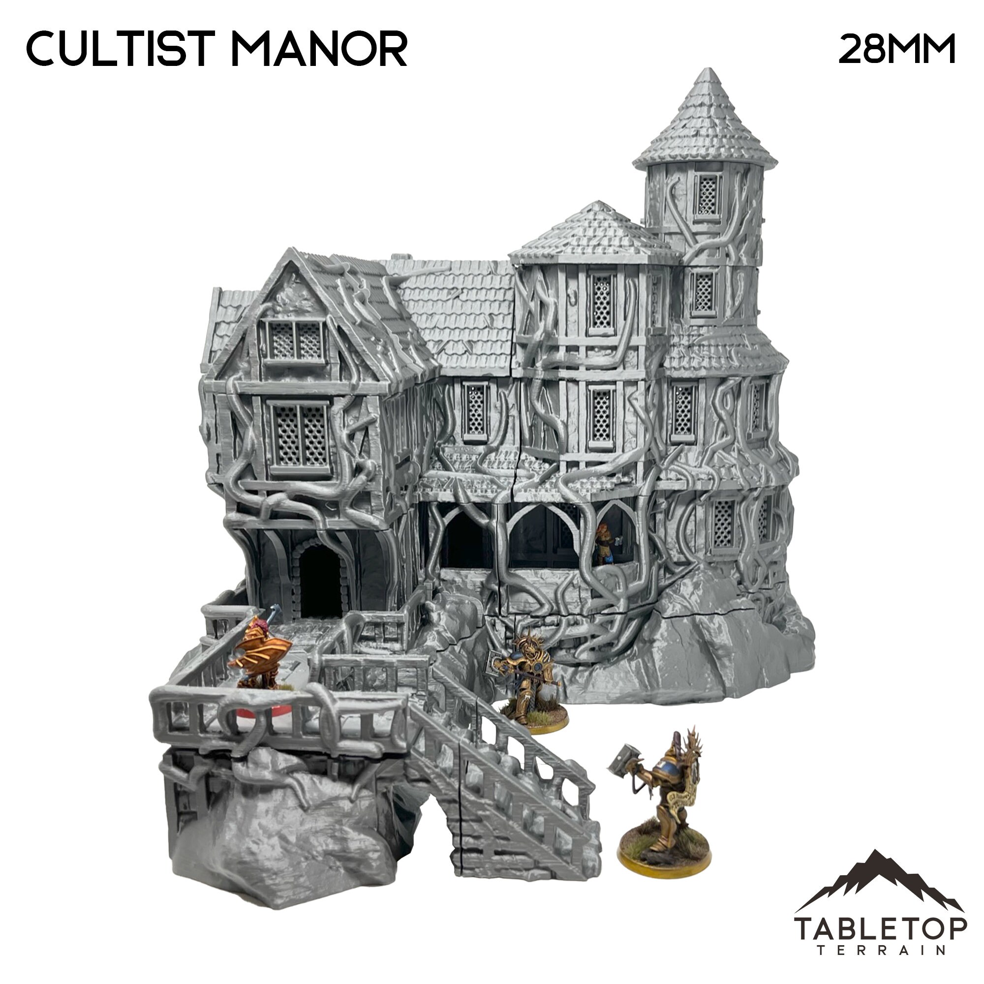 Cultist Manor - DND Aos Pathfinder Conquest Miniatureland Tabletop Terrain Miniature Wargame ...