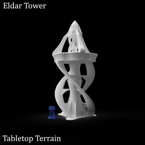 Eldari Tower Space Elves Terrain Tabletop Terrain Grimdark Terrain ...