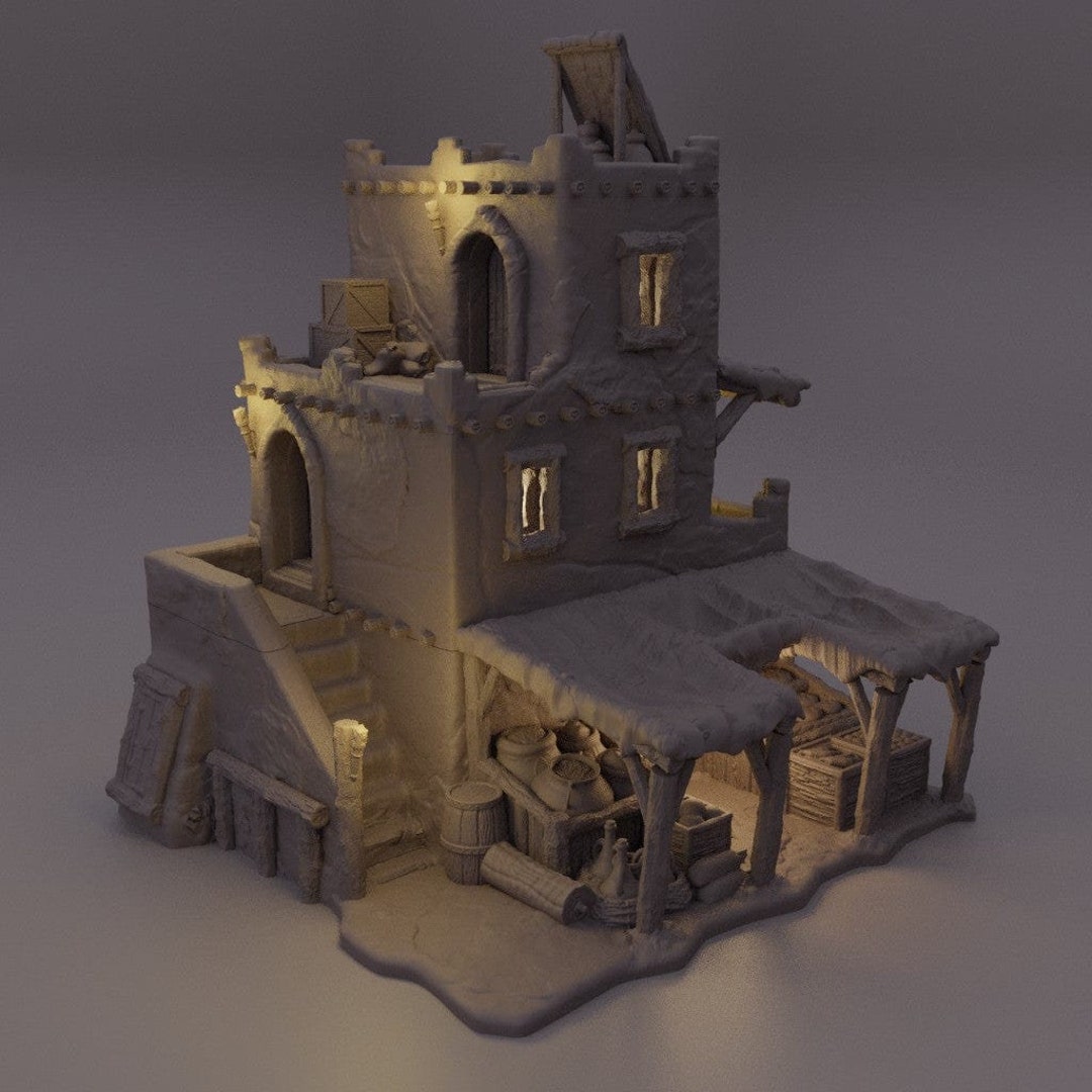 Old Desert Market - DND Aos Pathfinder Conquest Miniatureland Tabletop ...