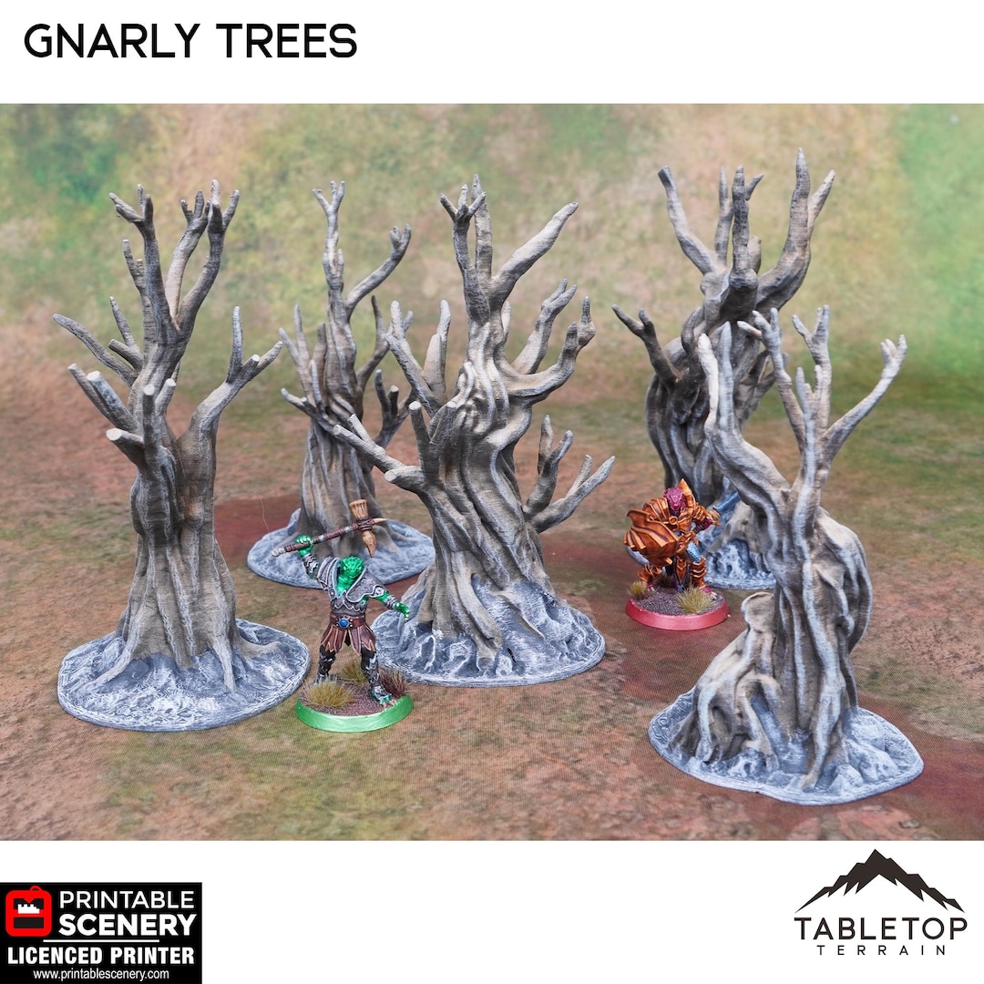 Gnarly Trees - Scatter Terrain Winterdale Fantasy Terrain DND Aos ...