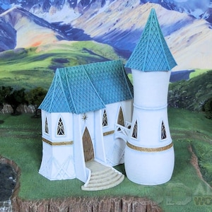 High Elf House Tower - Elven Fantasy Building - Etsy