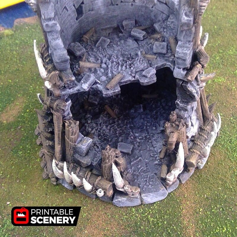 Ruined Tribal Fort Tribal Terrain Fantasy Terrain DND Aos - Etsy