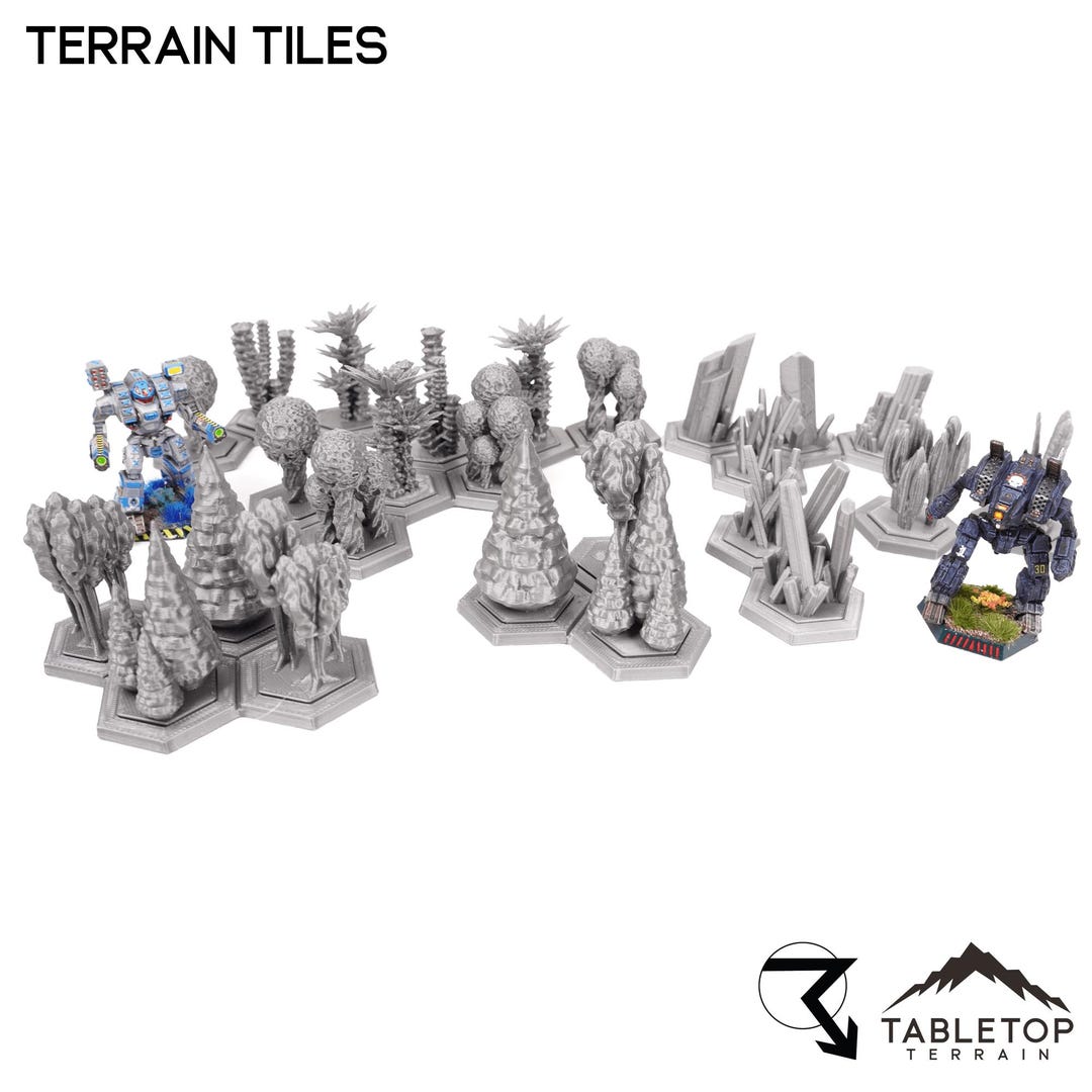 HEXTECH Terrain Tiles - 6mm - Thunderhead Studio 6mm Compatible With ...