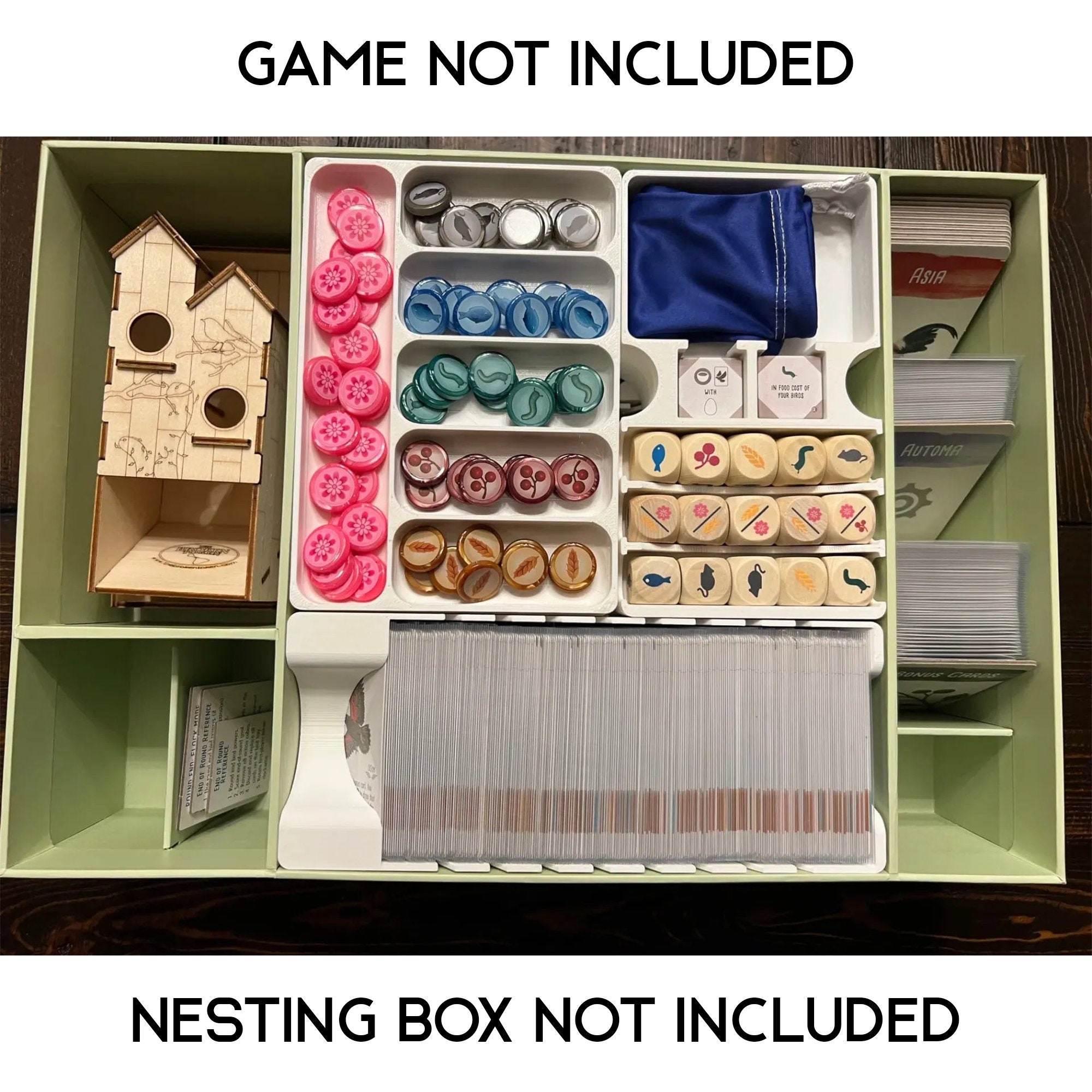 Wingspan Nesting Box Board Game Insert / Organizer - Etsy