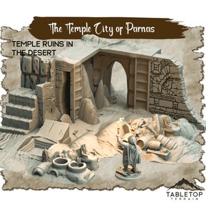 The Temple City of Parnas - Thematic Dungeon Terrain - DND Aos Malifaux ...