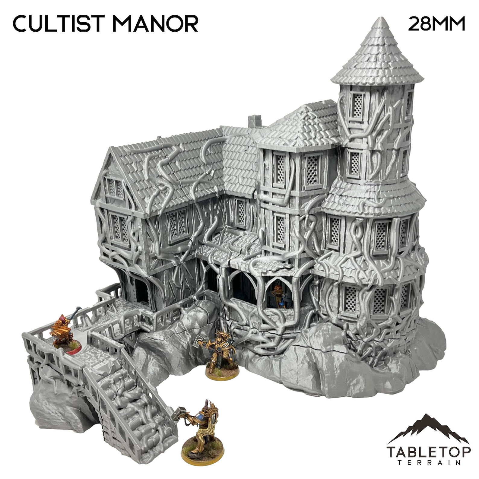 Cultist Manor - DND Aos Pathfinder Conquest Miniatureland Tabletop Terrain Miniature Wargame ...