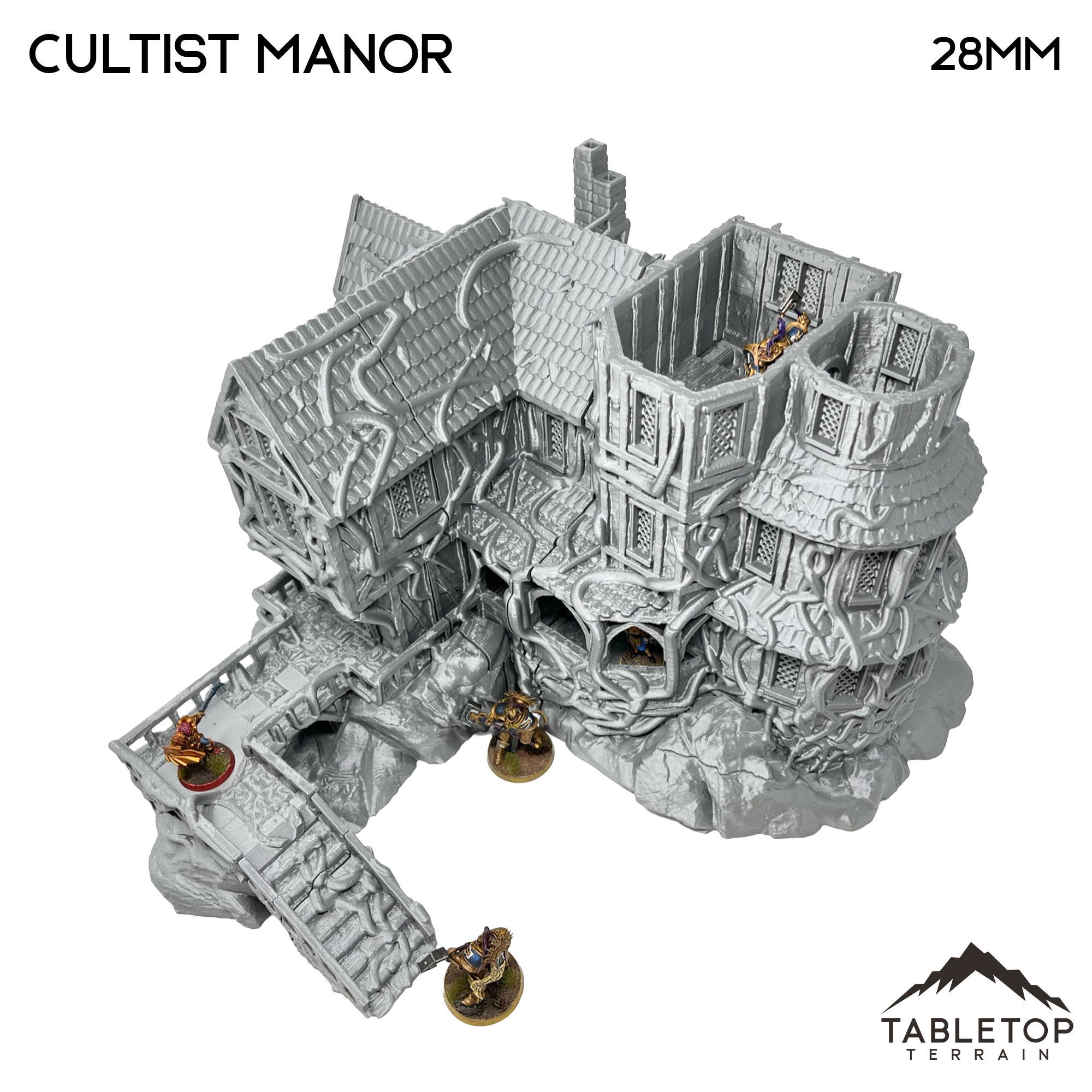 Cultist Manor - DND Aos Pathfinder Conquest Miniatureland Tabletop Terrain Miniature Wargame ...