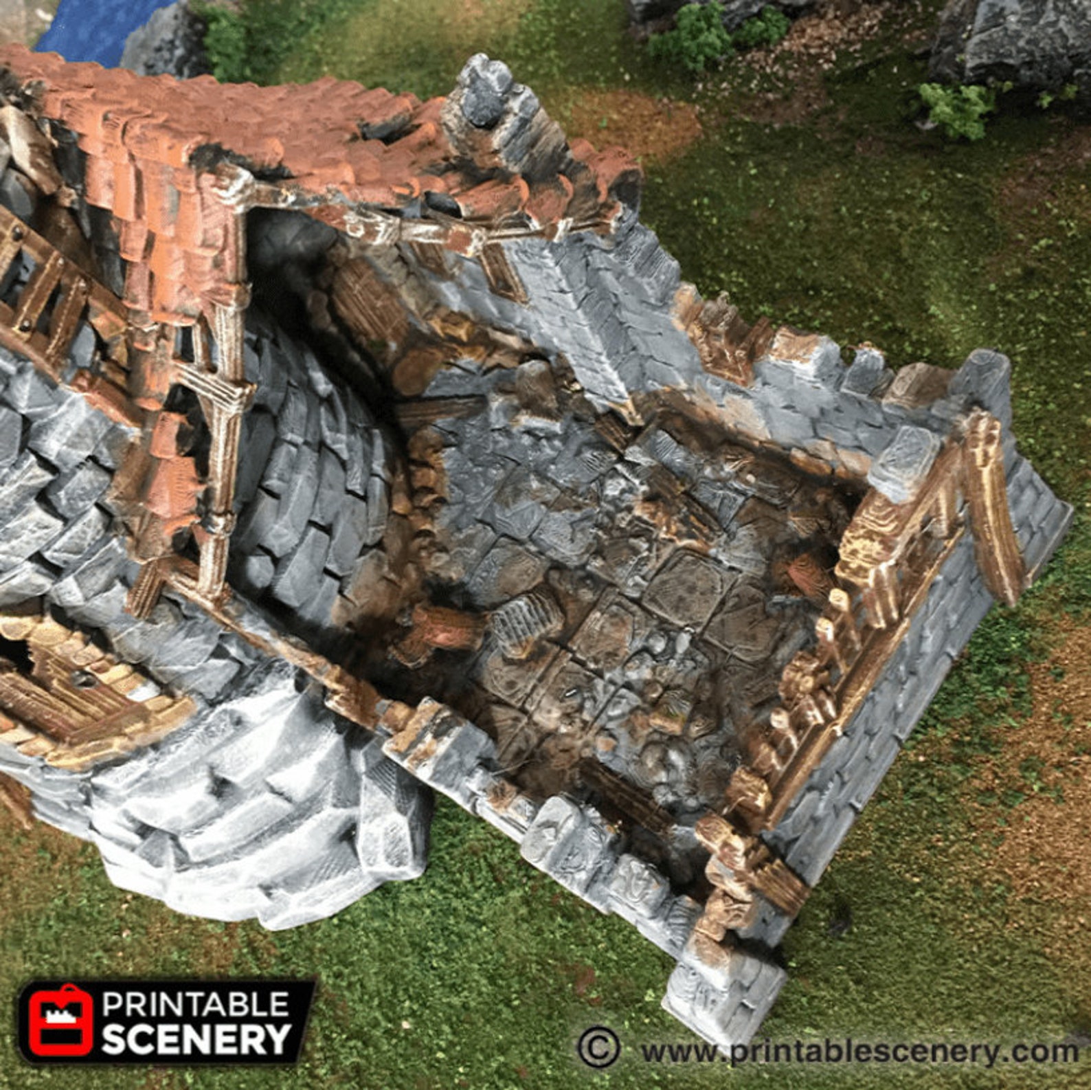 Ruined Lighthouse - Fantasy Ruins - Winterdale Fantasy Terrain DND Aos ...