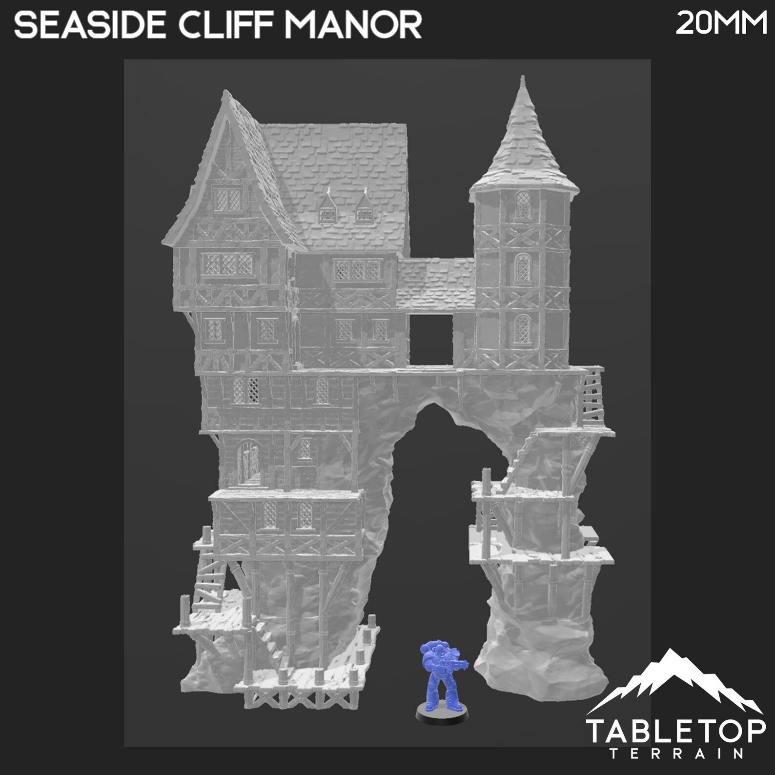 Seaside Cliff Manor - DND Aos Pathfinder Conquest Miniatureland ...
