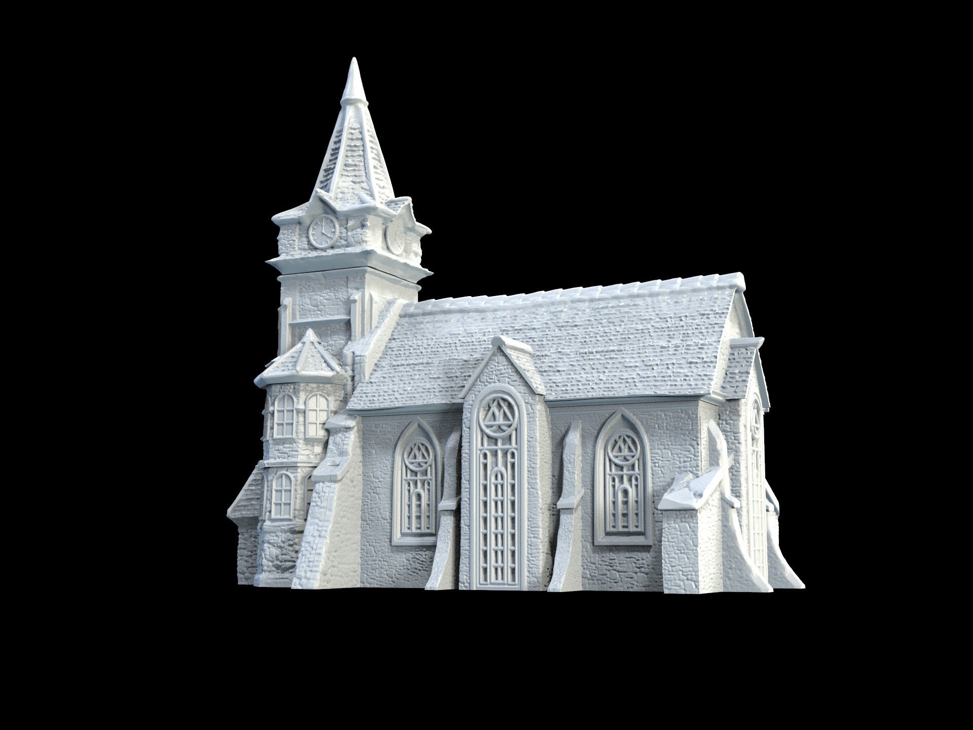 Medieval Church Town of Grexdale Fantasy Building DND - Etsy