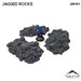 Jagged Rocks Scatter Terrain Shadowfey Fantasy Terrain DND Aos Conquest ...