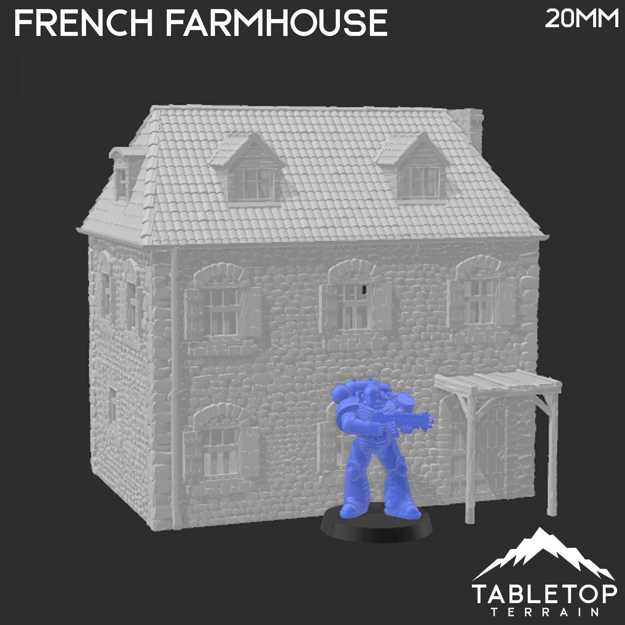 French Farmhouse - WWII Building - Etsy