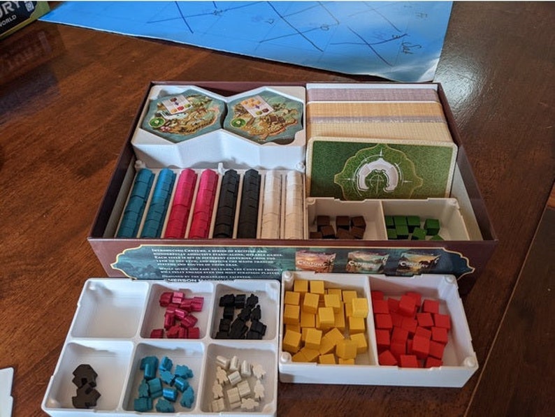 Century All in One Board Game Insert / Organizer - Etsy