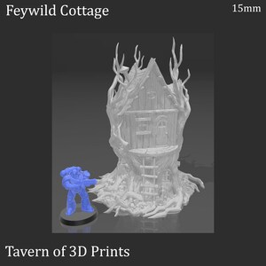 Feywild Cottage - Ruined Fantasy Building - Shadowfey Fantasy Terrain ...
