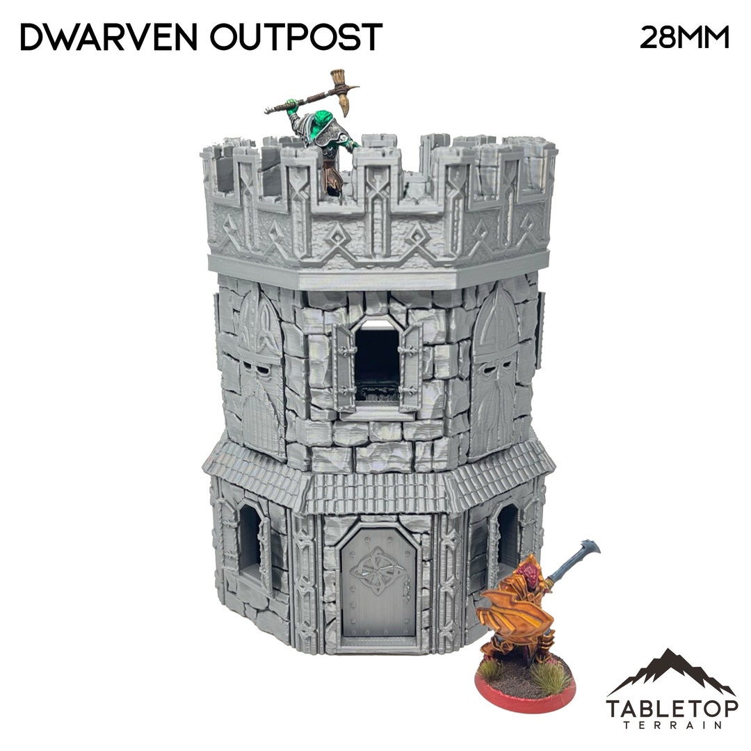 Dwarven Outpost - Fantasy Building - Fantasy Terrain DND Aos Conquest ...