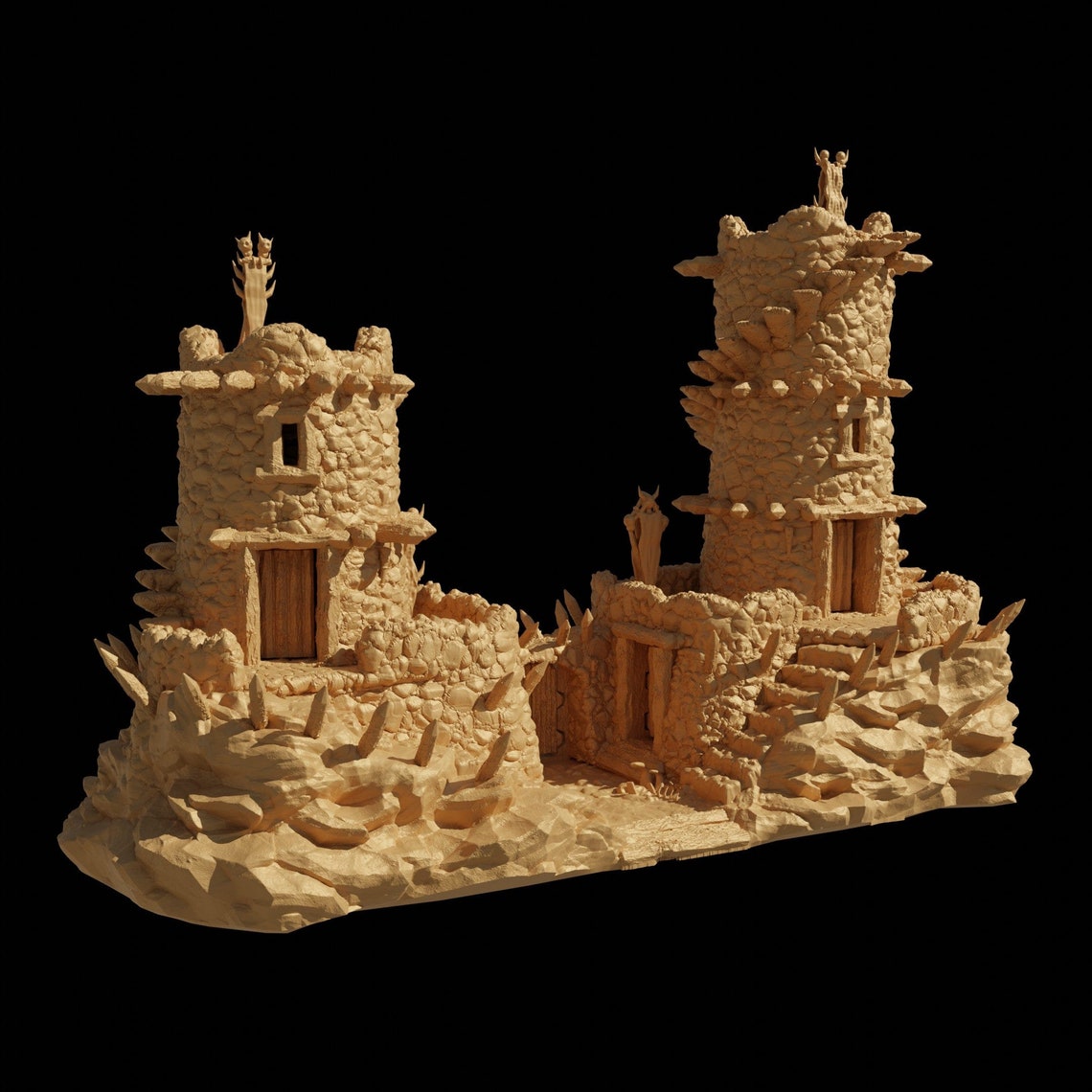 Orc Outpost - DND Aos Pathfinder Conquest Miniatureland Tabletop ...